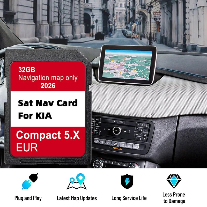SD-карта NAVINESA 32 ГБ для навигации KIA