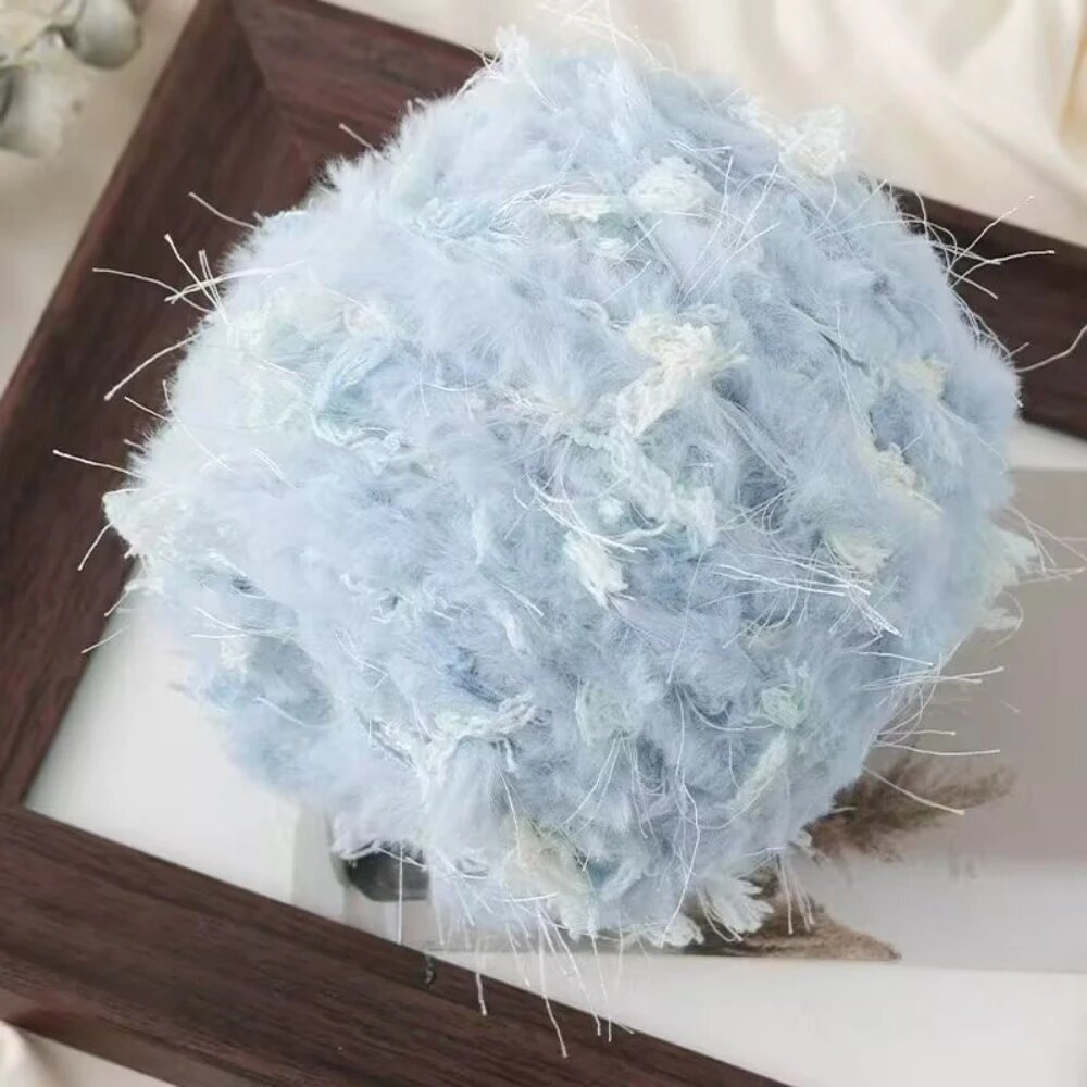 Пряжа искусственный мех, цвет 011, 100г