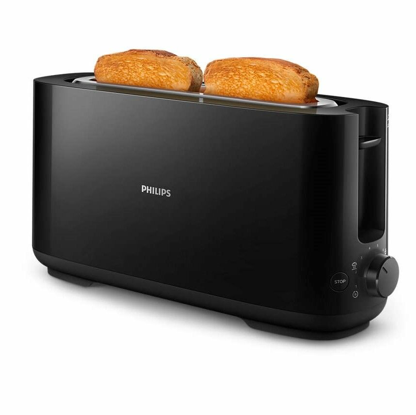 Philips Тостер HD2590/90 870 Вт тостов - 2, черный