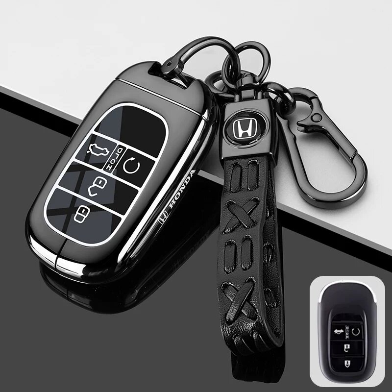 Ключchain с плетеной веревочной застежкой в гранатовом цвете для Honda N Model