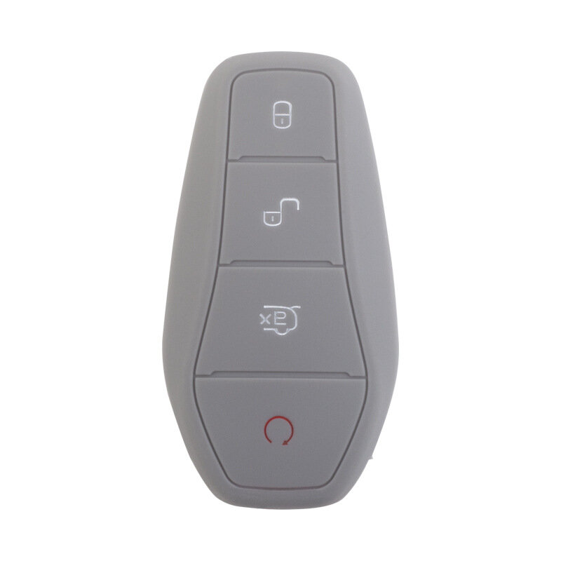 Силиконовый чехол для автомобиля BYD Song Pro DM-i, Yuan Plus, Dolphin, Destroyer 05, Han EV, e2 - Темно-серый
