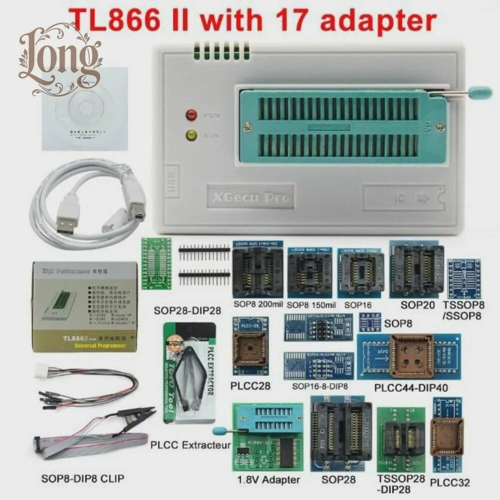 TL866II Plus, универсальный USB-программатор YDYS