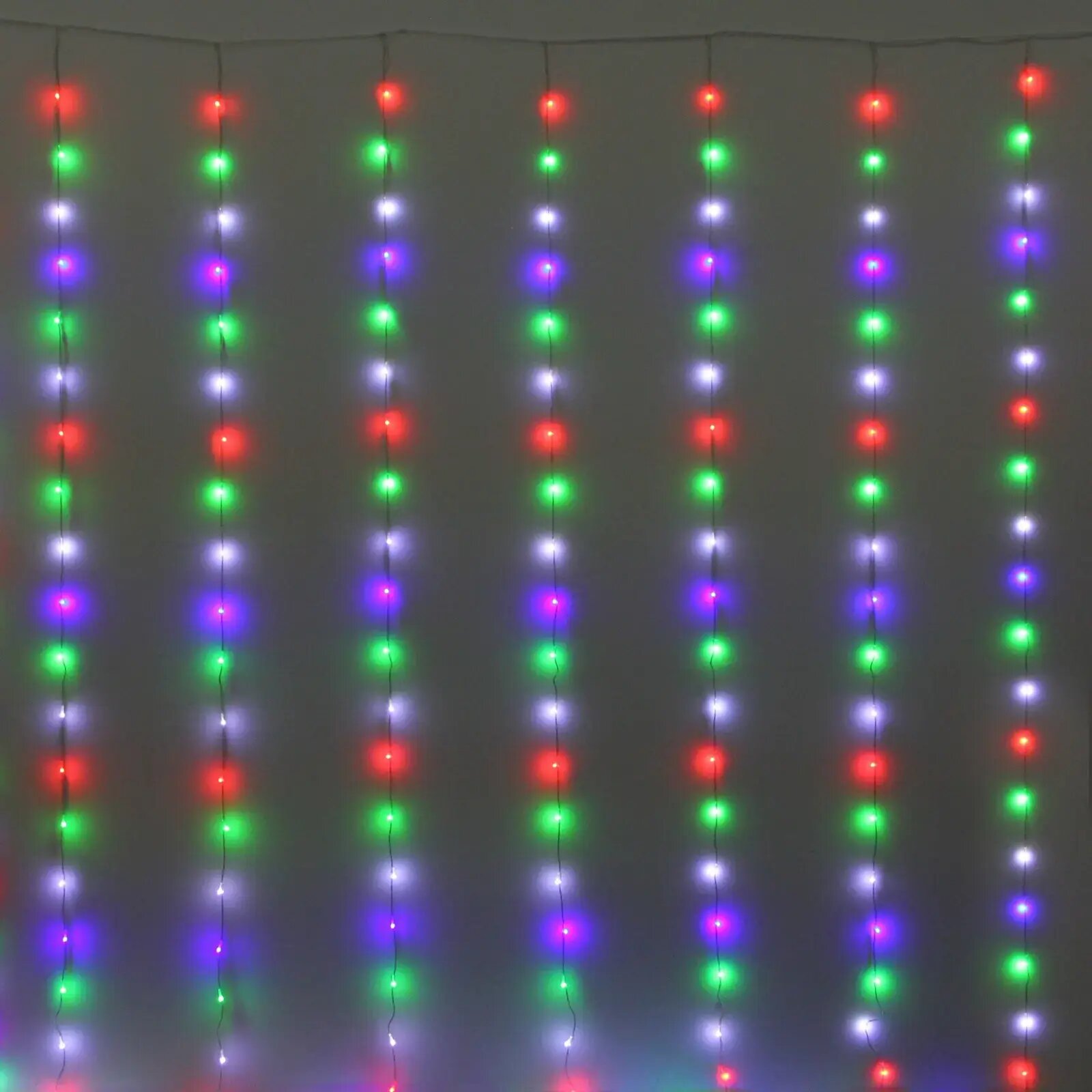 Гирлянда для дома занавес «Bright light» Водопад 3м*3м 240 LED, IP-20, 8 режимов, Мультицвет (возм. соединения)