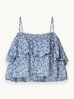 Топ Erisa ruffled floral-print top