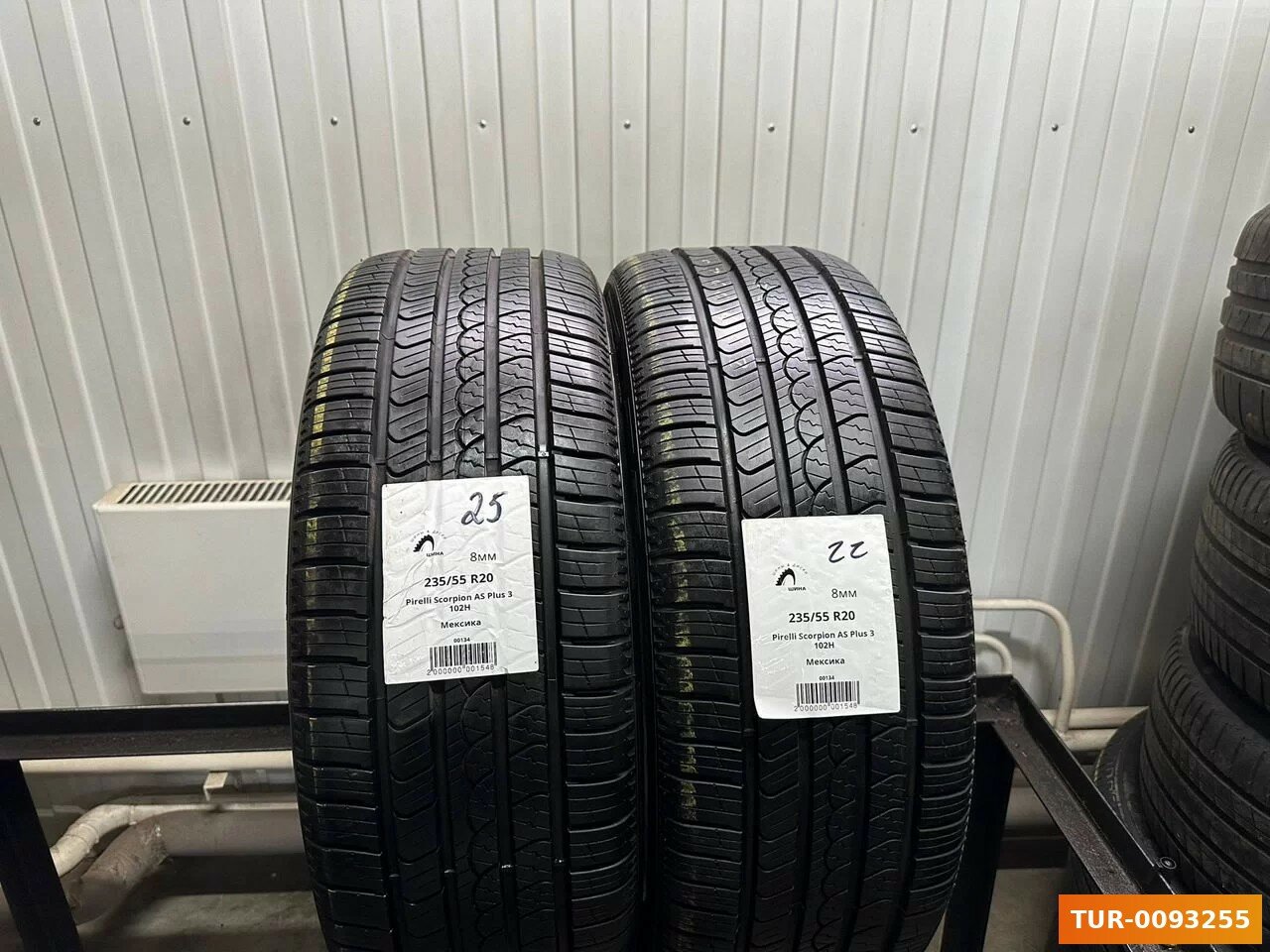 Комплект (2 шт) всесезонных БУ шин Pirelli Scorpion AS Plus 3 235/55 R20 без пробега 8188031247