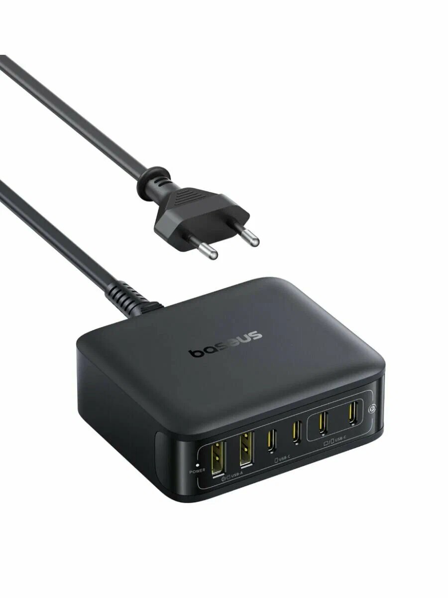 Сетевое зарядное устройство Baseus EnerFill FH21Desktop Charger 4C+2U 120W (E0120T00) Черный