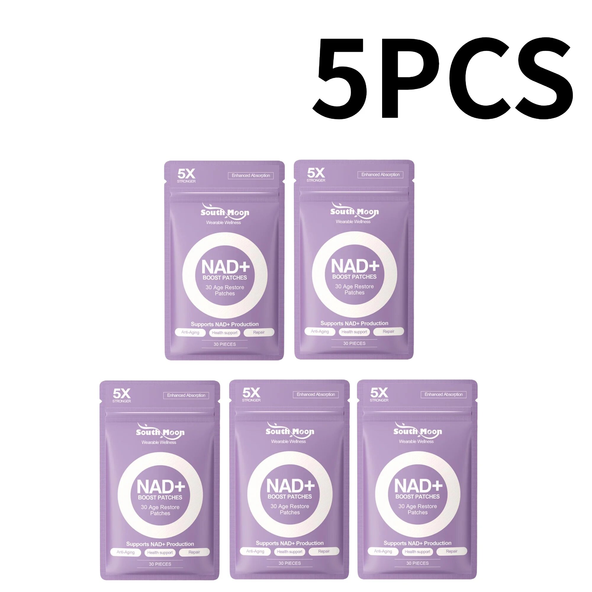 Пластыри NAD+ Stronger Boost для тела 30 шт. 5pcs