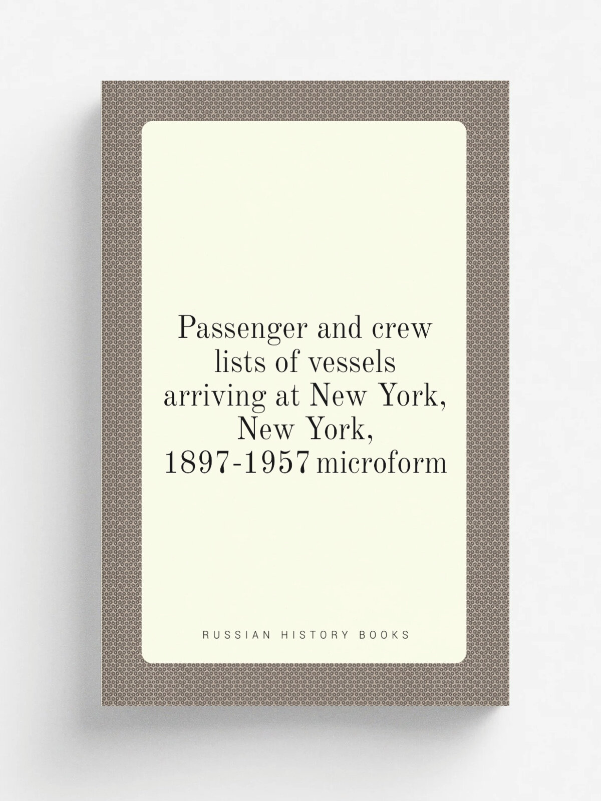 Passenger and crew lists of vessels arriving at New York, New York, 1897-1957 microform | 1941 | . Washington, D.C. : National Archives and Records Se…