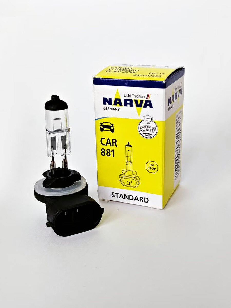 Лампа Narva Standard CAR 881 12.8V 27W PGJ13 480403000