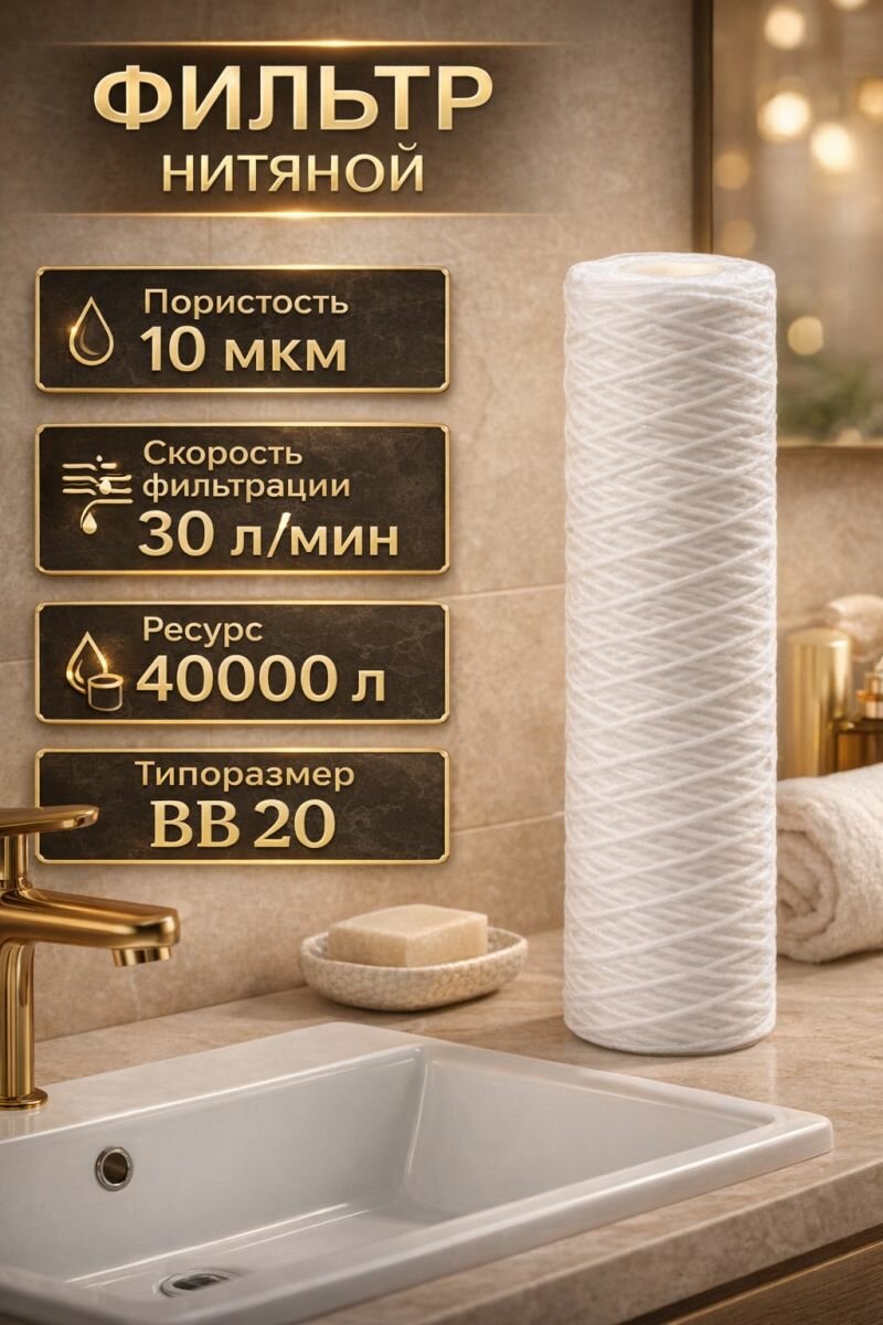 Фильтр SMS нитяной ВВ-20' ВП( 10мкм)