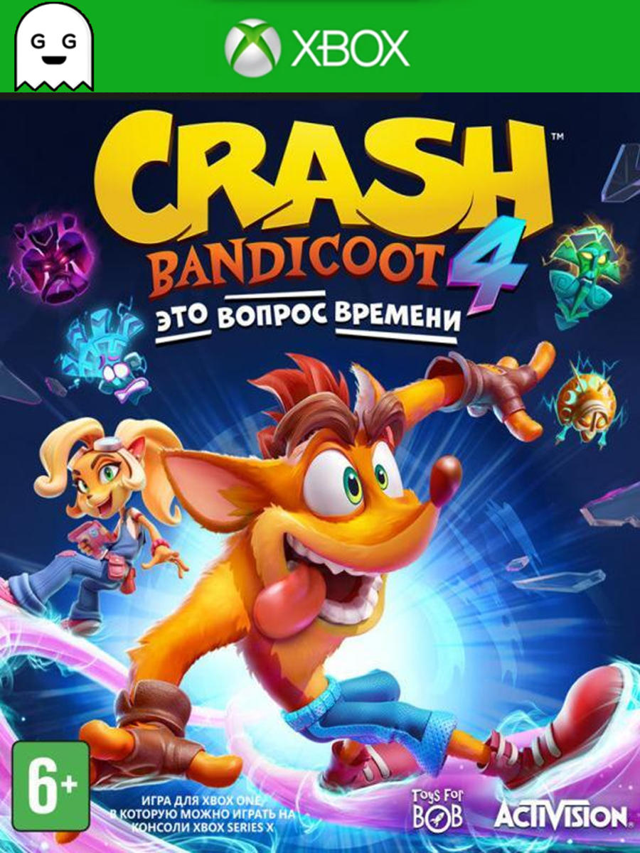 Игра Crash Bandicoot 4: Это вопрос времени, цифровой ключ для Xbox One/Series X|S, Русский язык, Аргентина