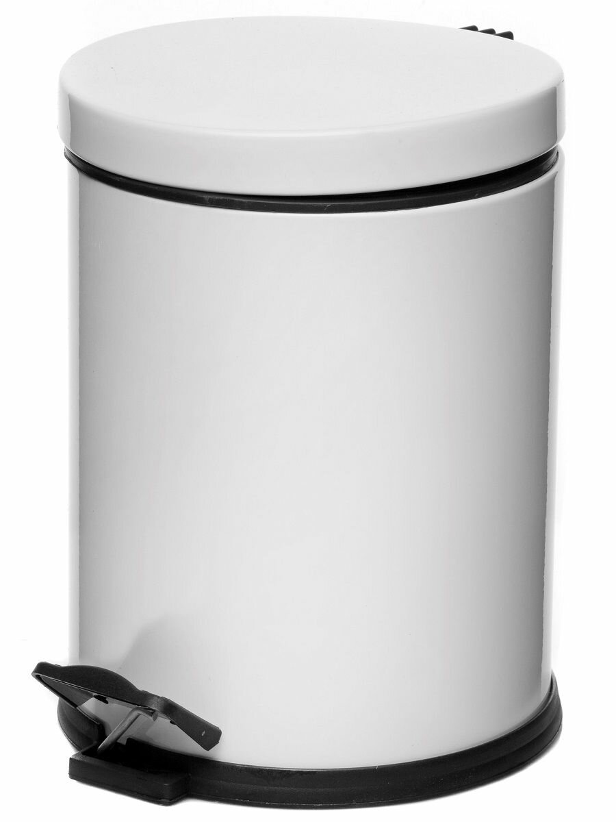 Ведро для мусора Navako Aquila 5L White