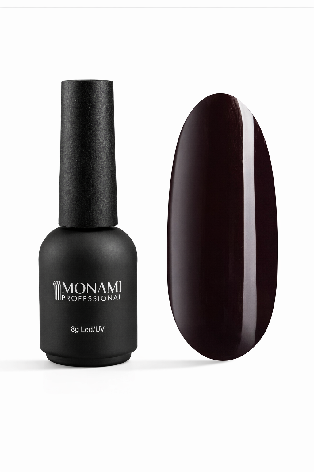 Гель-лак Monami Professional Marsala Vergine 8мл, самовыравнивающийся, стойкий