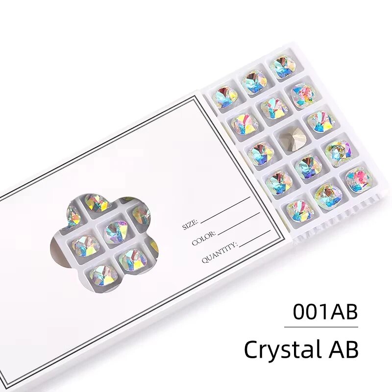 Стразы Crystal AB 8 мм, 84 шт