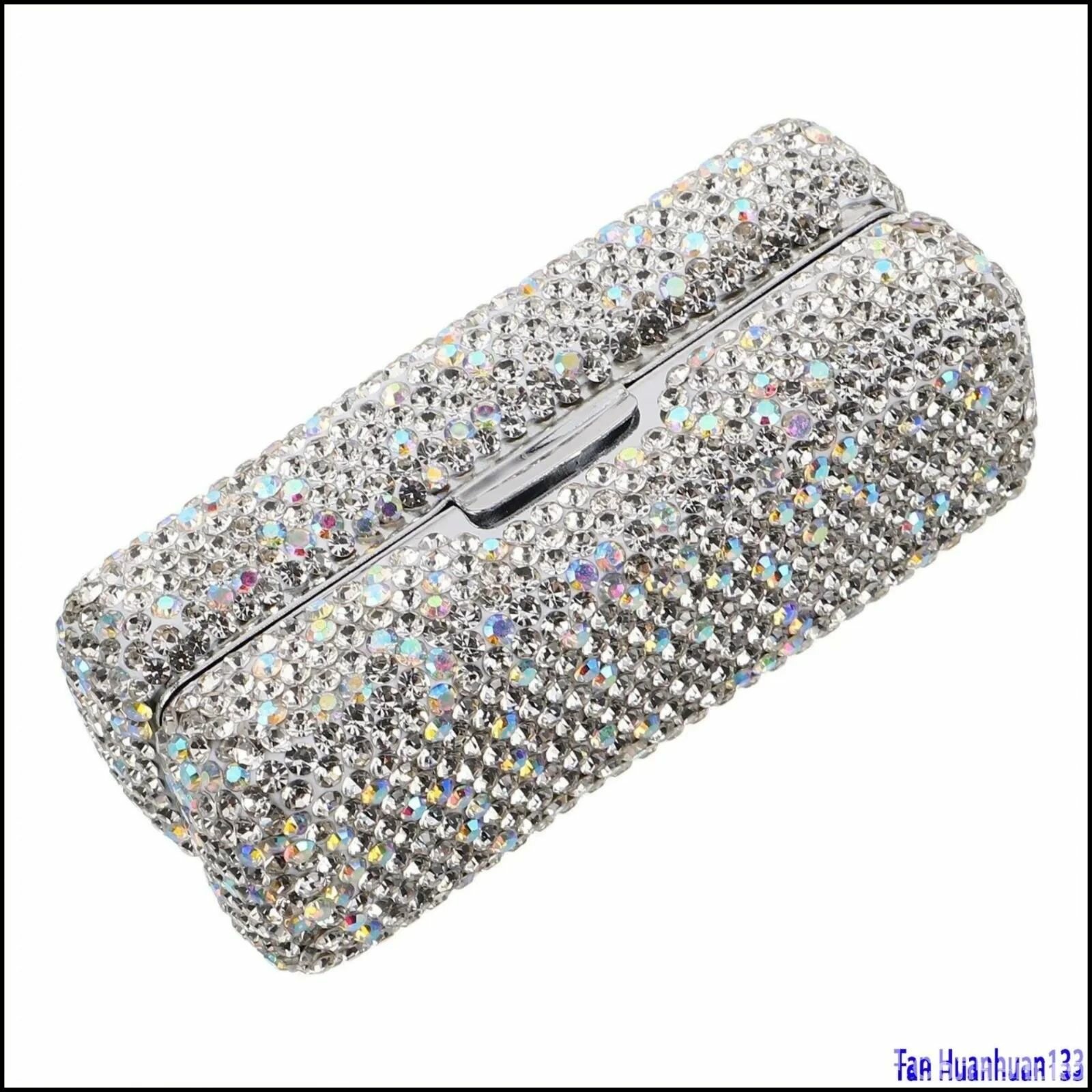 Компактный блестящий футляр с зеркалом для хранения помады, эксклюзивная модель 8 20X3 40X3 00 см