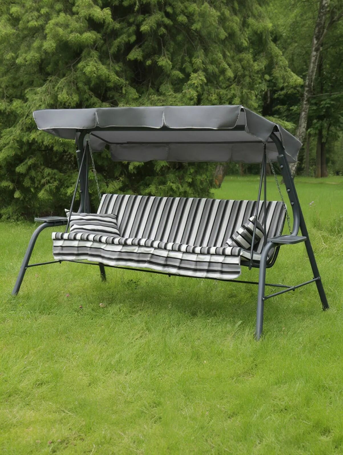 Садовые качели ольса стандарт с1710 , 3-х местные, с тентом, 231х126х147 см.