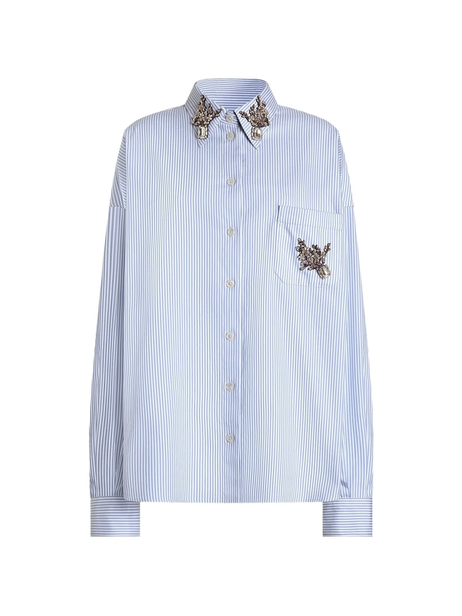 Рубашка Striped poplin shirt
