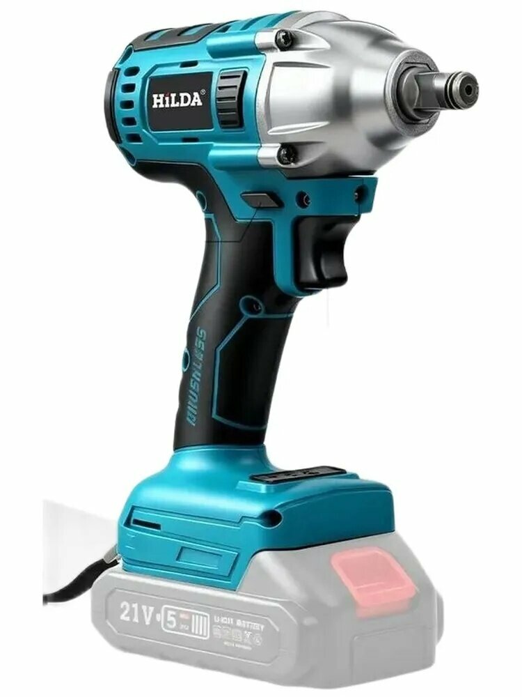 Гайковерт аккумуляторный ударный бесщёточный,1 АКБ