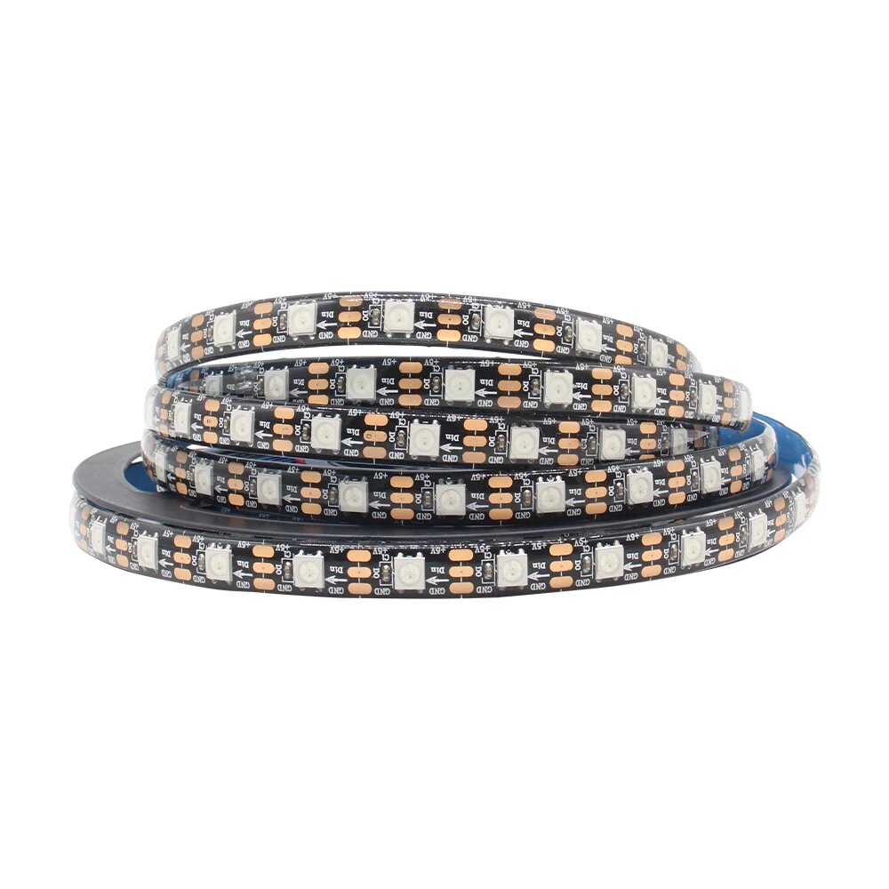 Светодиодная лента MJJC WS2812B RGB 5В IP30, 5m, 60leds-meter