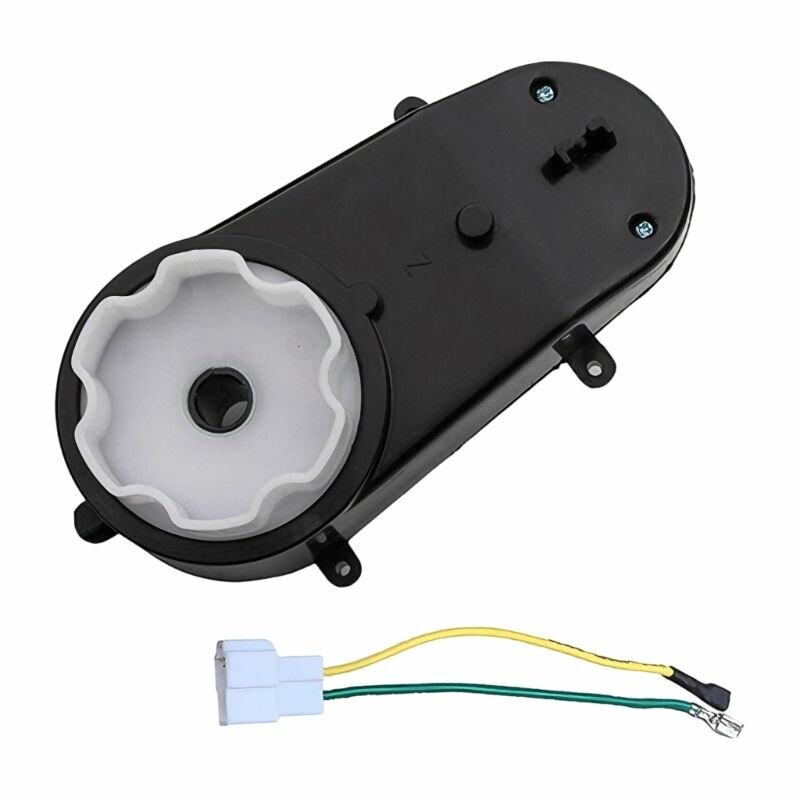 (1 набор) Мотор-редуктор RS390 12V для детского электромобиля (1.2 отверстия) - 12000 об/мин