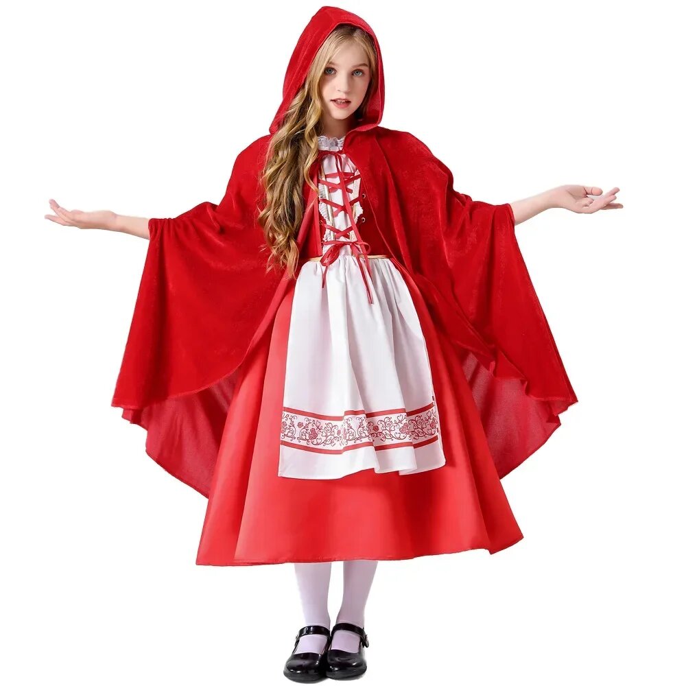 Детский костюм Красная Шапочка, L (130-140cm)