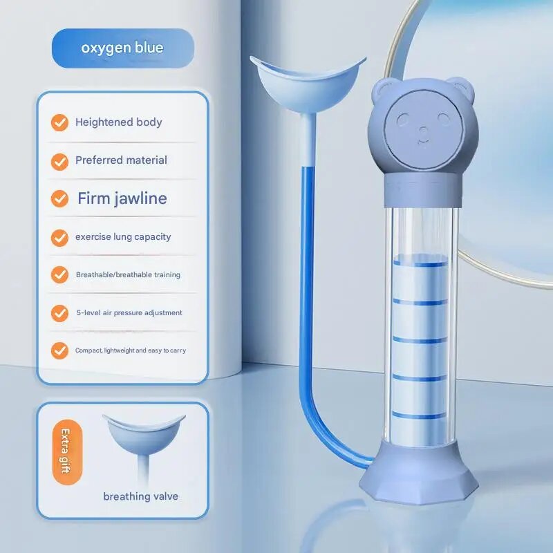 CARENT Дыхательный тренажер Голубой, panda-blue