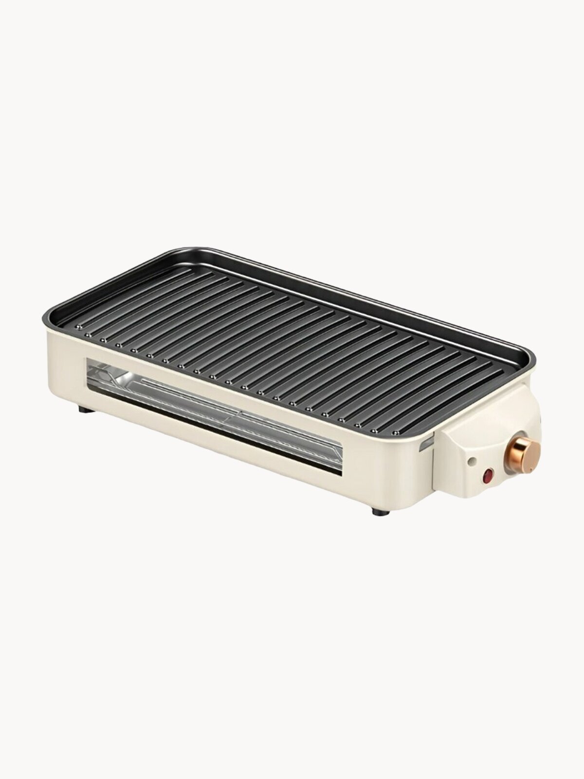 Электрошашлычница FlameFree, 1500Вт, горизонтальная, бежевая