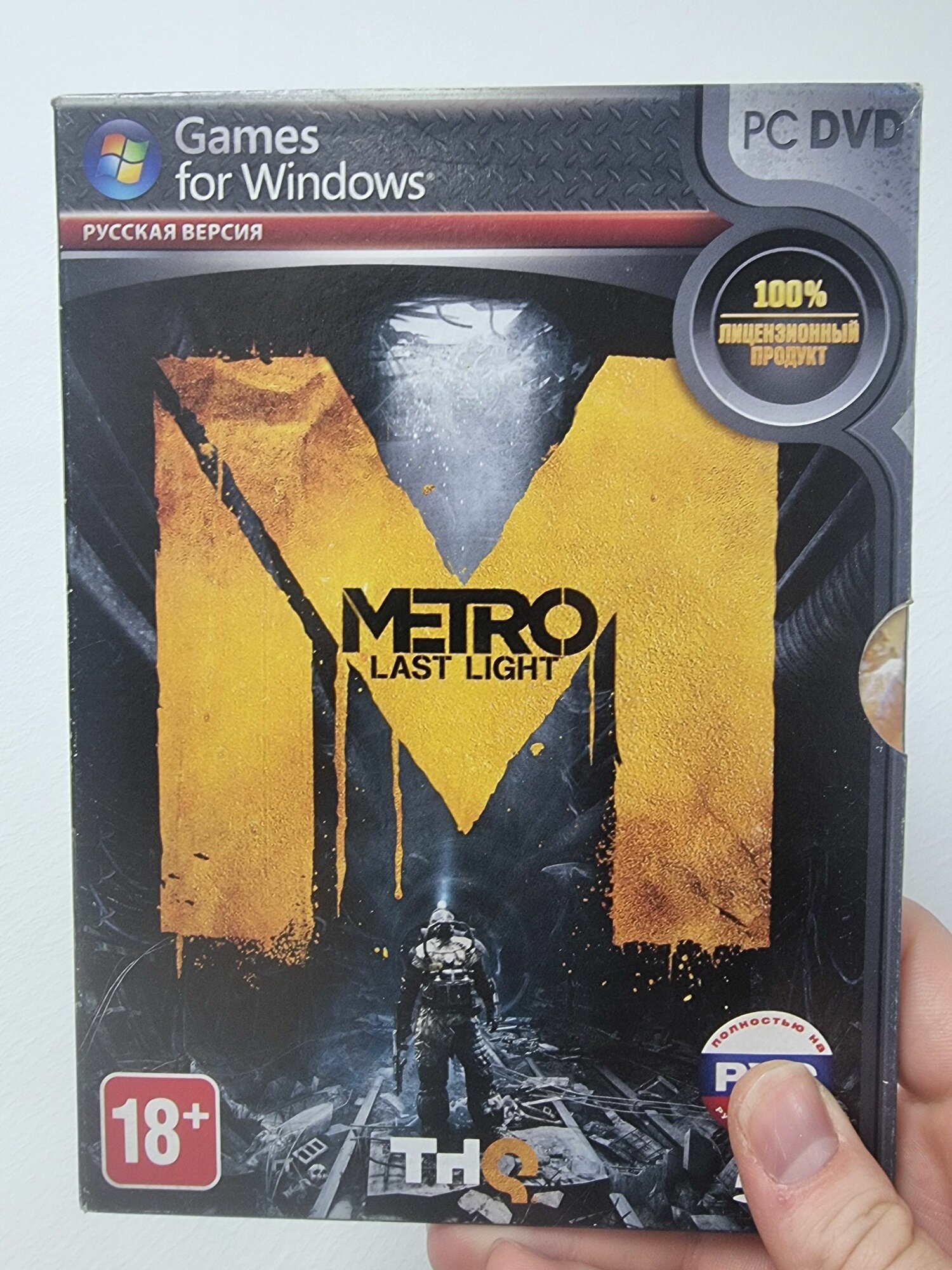 Metro Last Light игра для PC на DVD-диске