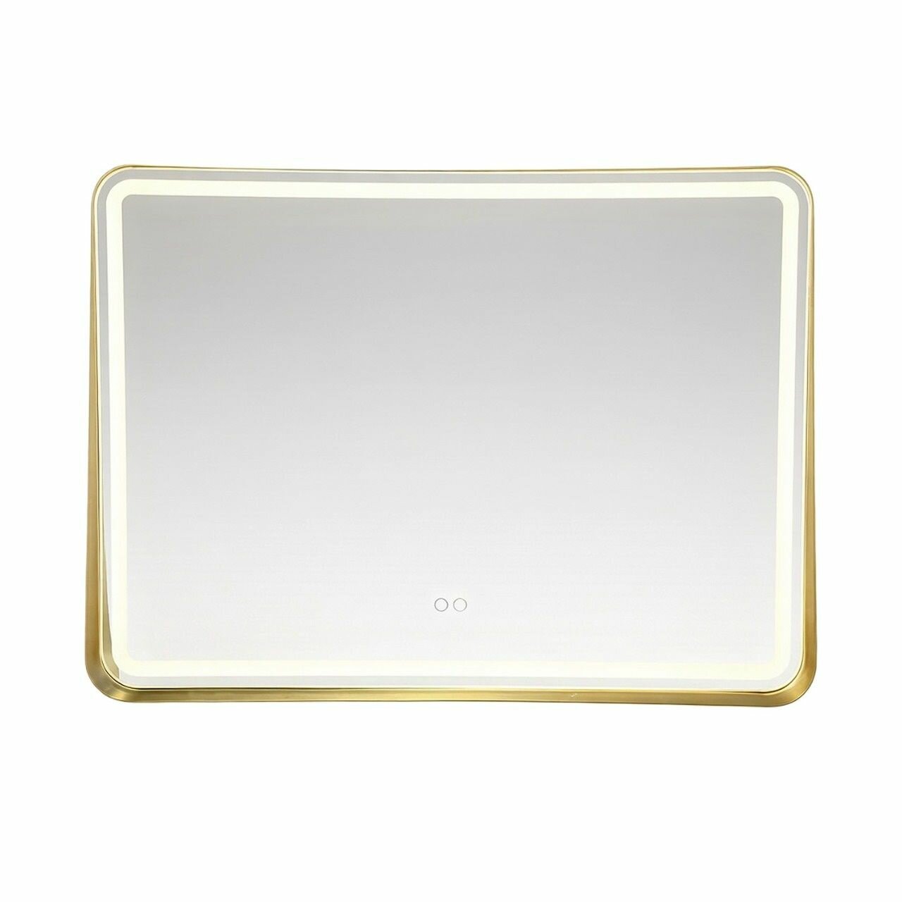 Зеркало настенное с подсветкой Azario Энтони 100х70 АZ-LED012925 цвет золотой матовый