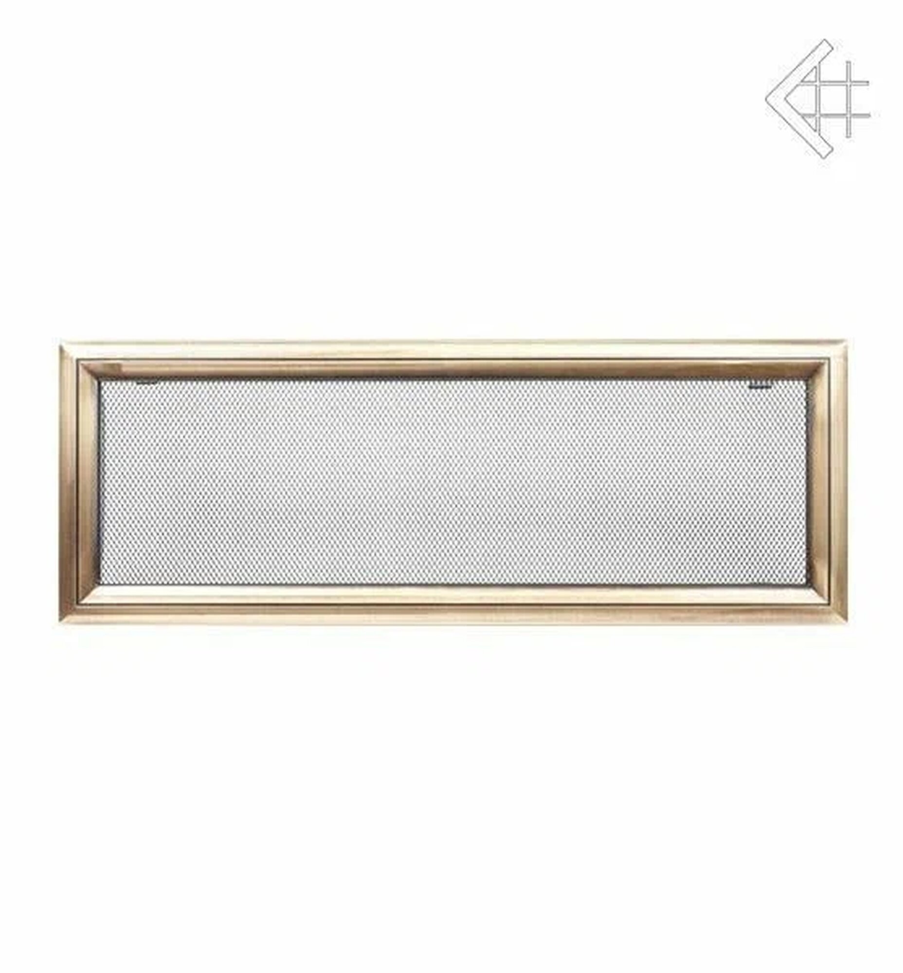 Вентиляционная решетка для камина Kratki (Польша) Оскар золото 17х49 см