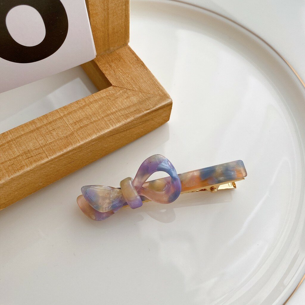 Аксессуары для волос с котом и бантом бренд не указан дизайн милый бант розовый фиолетовый