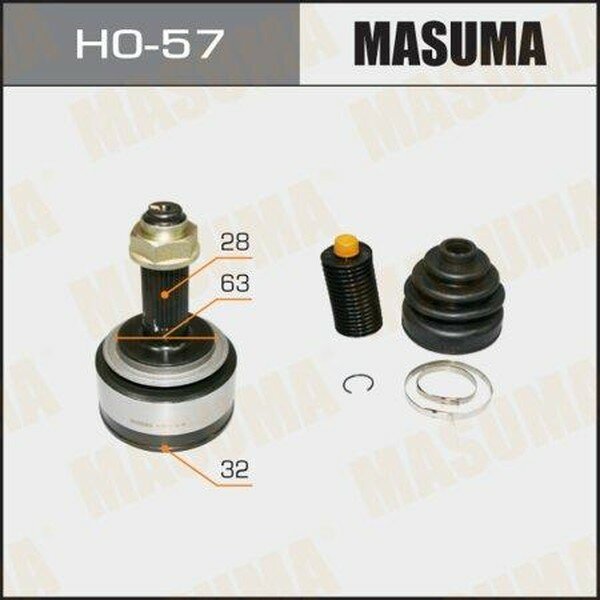 ШРУС наружный MASUMA HO-57 32x63x28 Honda Accord, Civic, Cr-V, Fr-V, Inspire, Odyssey