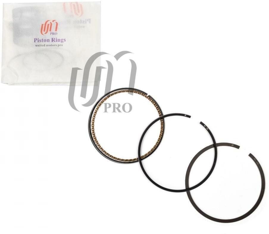 Кольца поршневые UNITED MOTORS PR1063-000 Toyota 4A-Fe, 7A-Fe D81.0 Std 1.2-1.5-3.0 13011-16290 на 1 цилиндр Um
