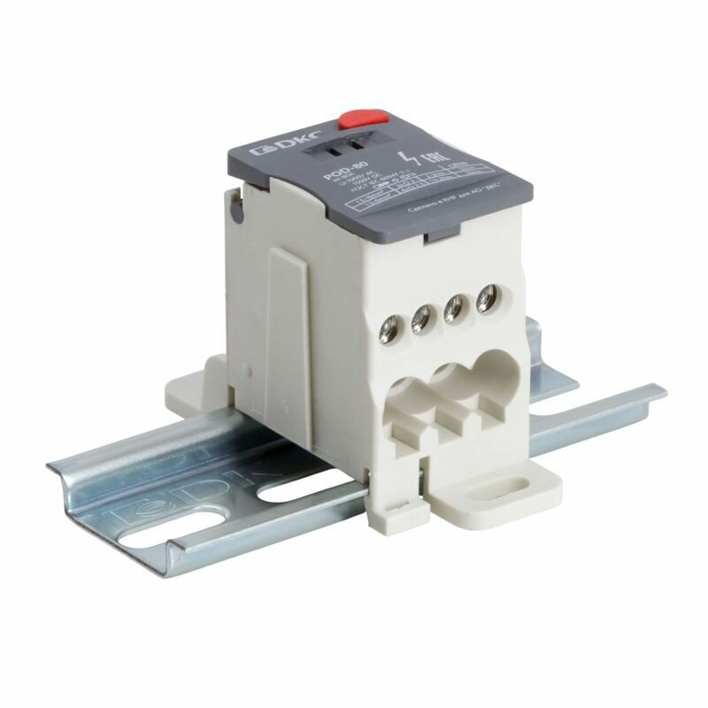 Блок распределительный винтовой зажим 3х16кв. мм 4х6кв. мм DKC POD-80