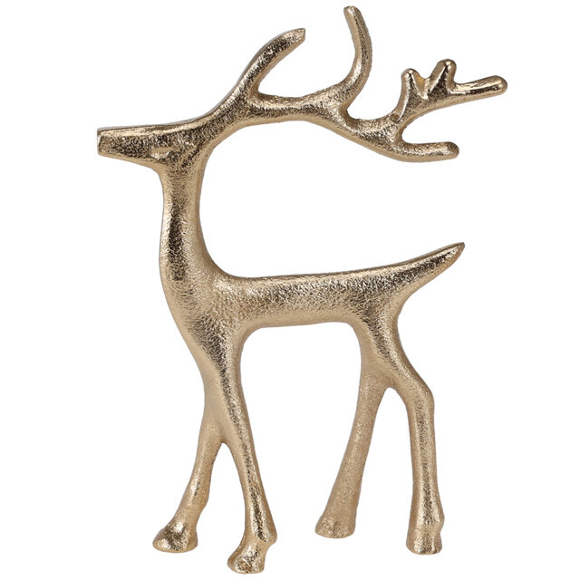 Декоративная фигура Олень Алонзо 16 см, золотая, Koopman, A98810040-1