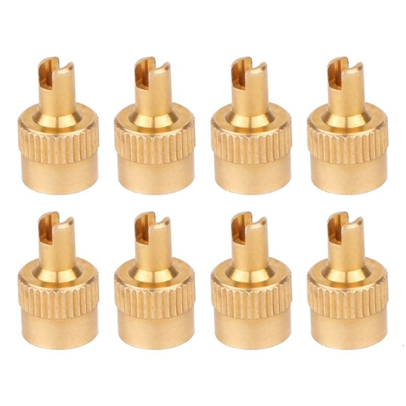 Колпачки для вентилей шин медные, Золото