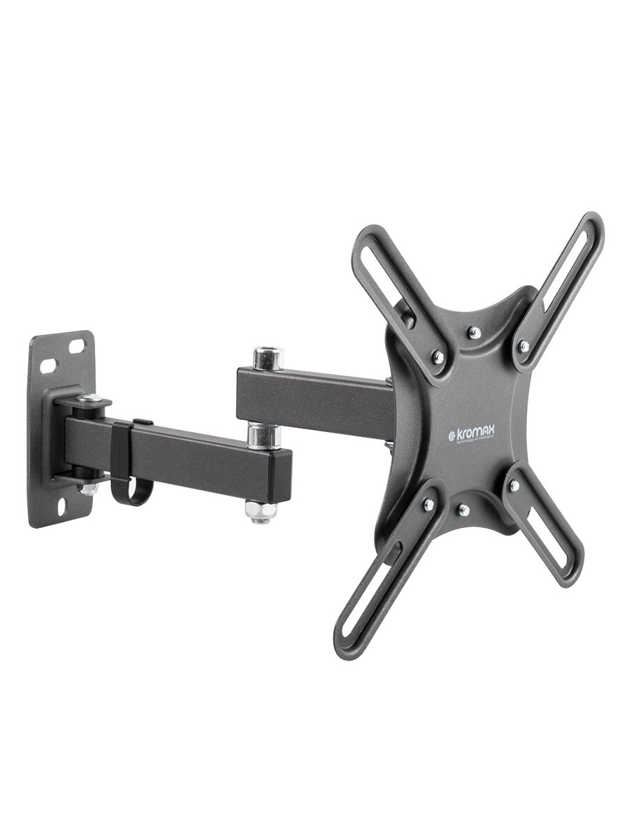 Кронштейн для телевизора настенный наклонно-поворотный, 15-42", 25 кг - KROMAX CORBEL-5