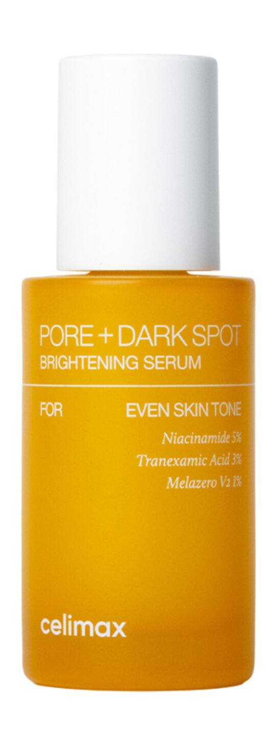 CELIMAX Сыворотка для лица Pore+Dark Spot Brightening Serum для выравнивания тона и рельефа кожи, 30 мл