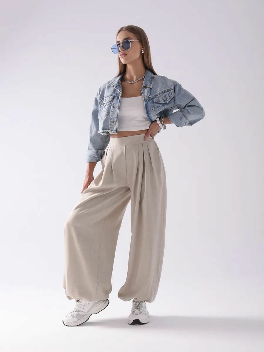 Брюки шаровары Весна-лето 2026