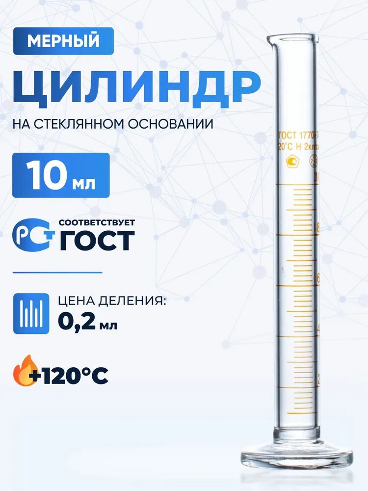 Емкость мерная, 10 мл, 1 шт