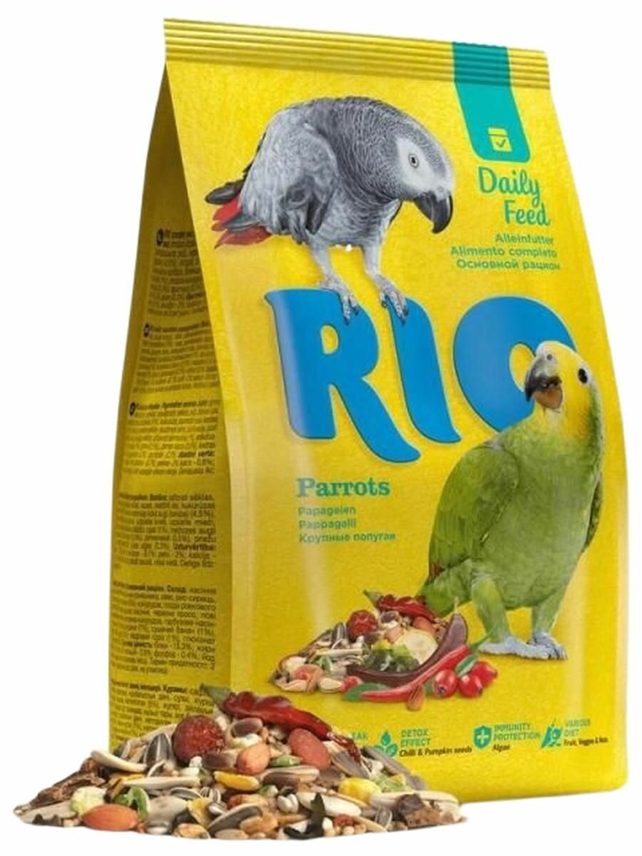 Корм для крупных попугаев 1 кг РИО