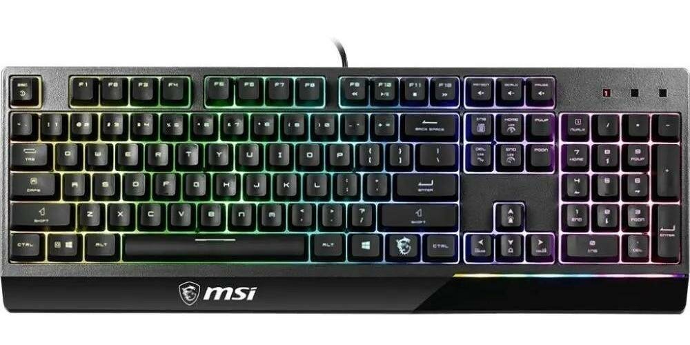 Клавиатура проводная MSI Vigor GK30 игровая черная USB