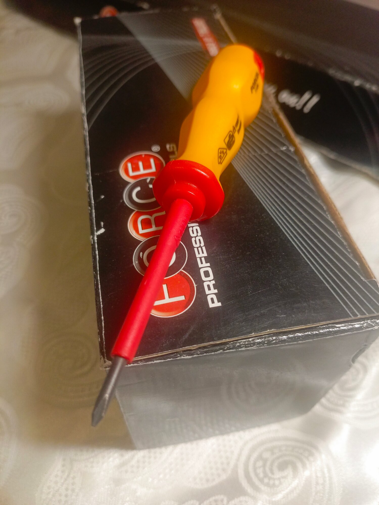 Отвертка крестовая Диэлектрическая РН0 (60/145мм) FORCE PH0 7110 N