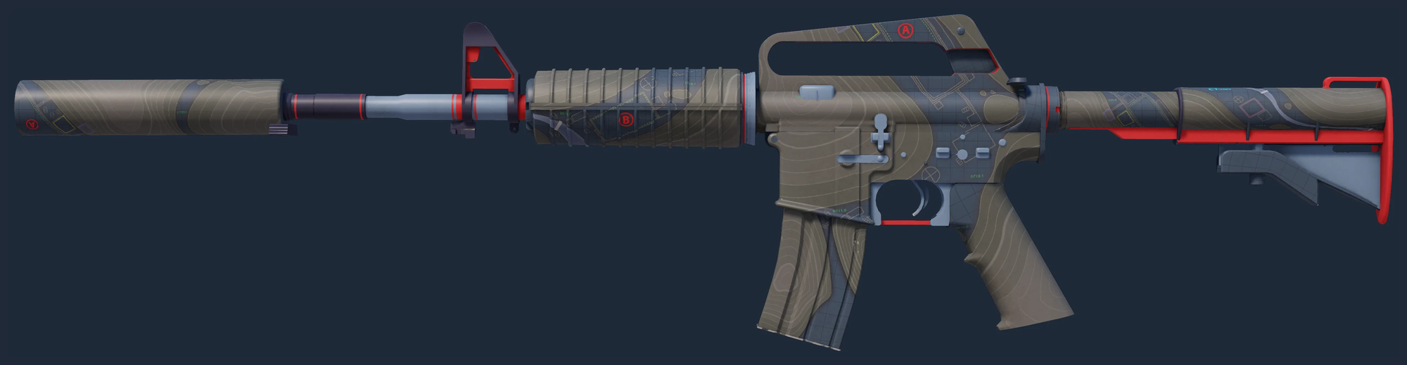 M4A1-S | Брифинг (Закалённое в боях) Скины CS2 с быстрой автовыдачей steam trade