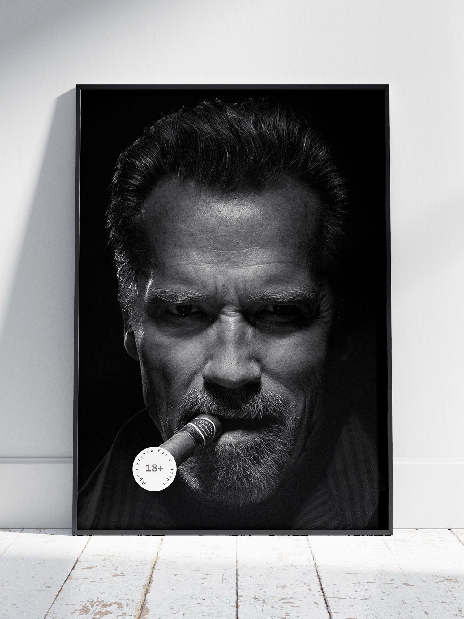Плакат на стену для интерьера Арнольд Шварцнеггер (Arnold Schwarzenegger 5) - Постер по актеру фильма, кино, сериала формата A3 (30x42 см)