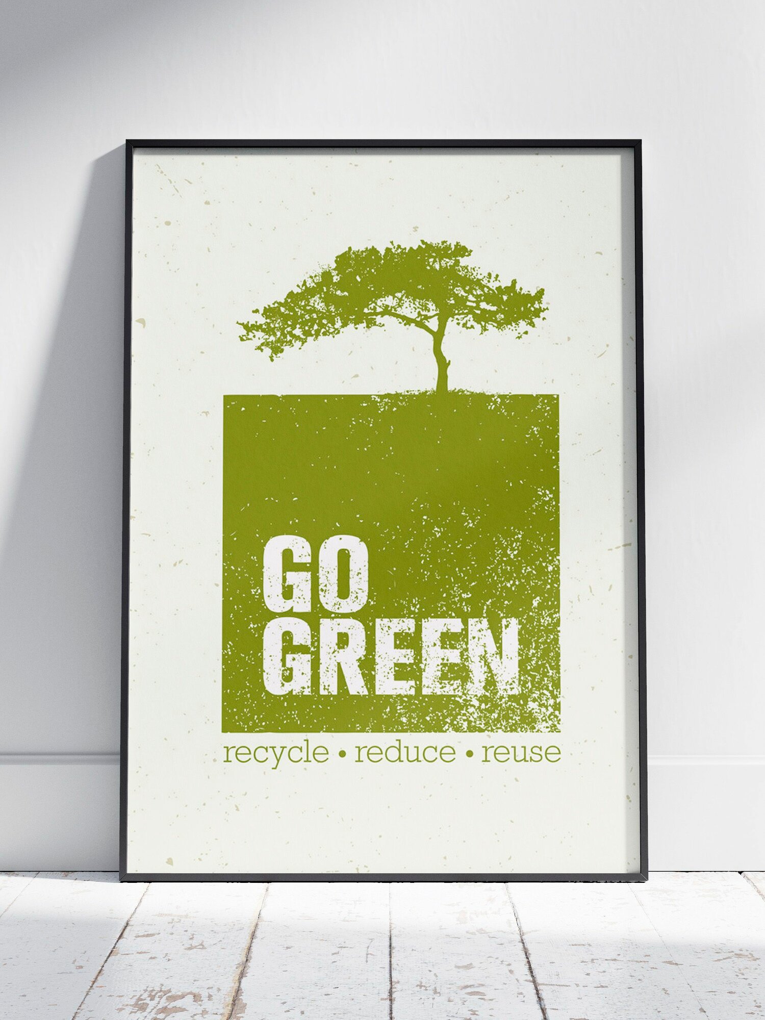 Плакат на стену для интерьера Эко Дизайн (Eco Design 15) - Постер по экологичному стилю формата A4 (21x30 см)