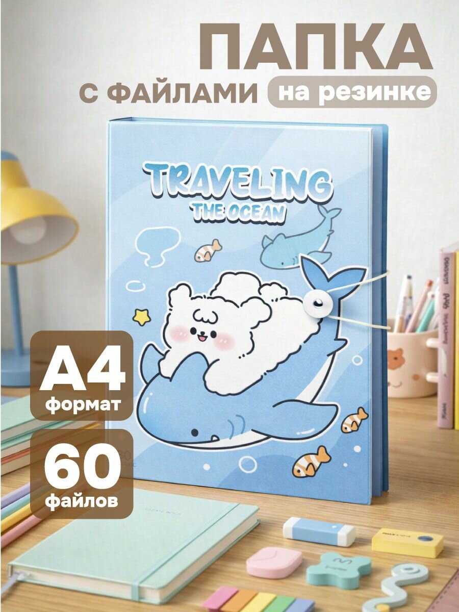 Папка с файлами вкладышами А4 детская
