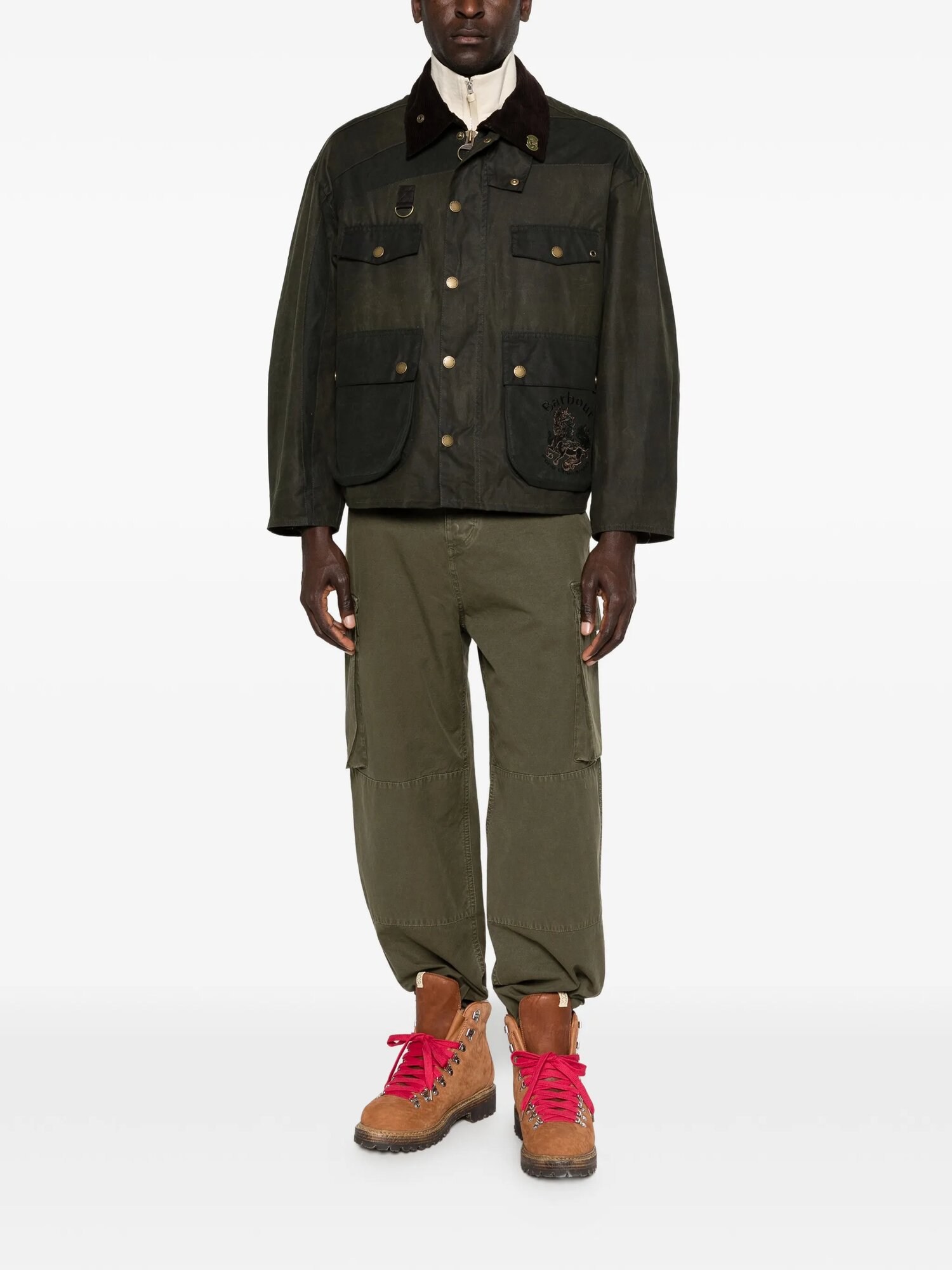 Брюки JW Anderson Pocket trousers, размер 48, green — фото 1