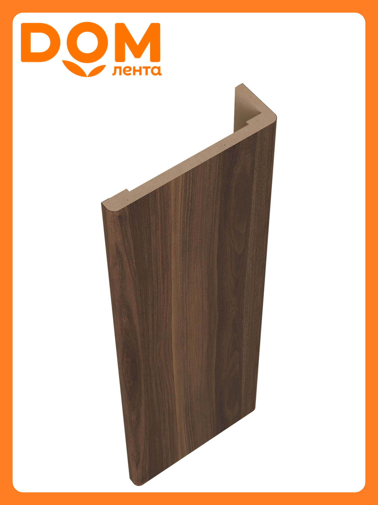 Наличник дверной BELWOODDOORS, телескопический, МДФ, цвет орех