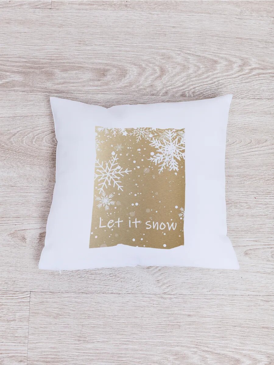 Подушка Let it snow — фото 1